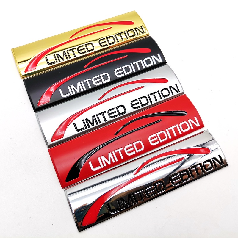 Metal Car Body Sticker Decal Trunk Limited Edition Grille Emblem Badge ...