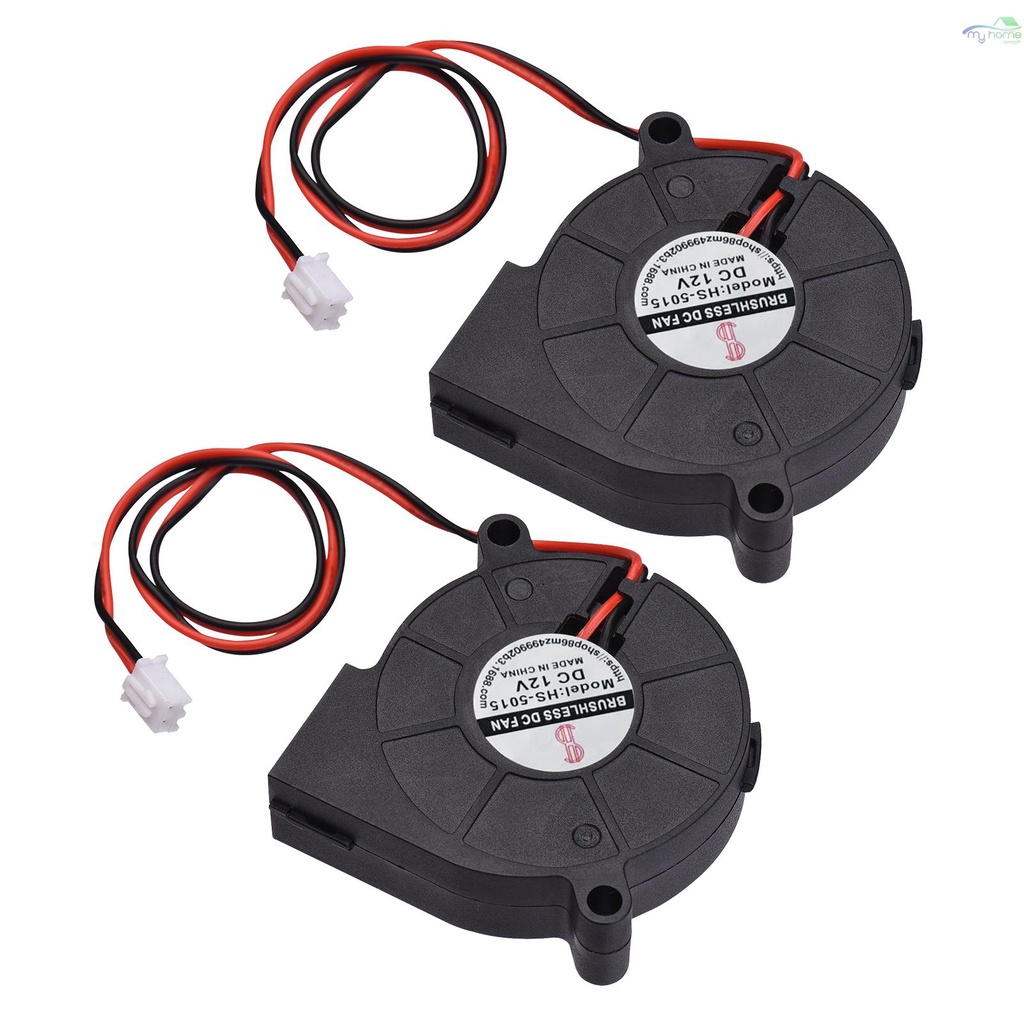 Durable 5015 Cooling Fan 50x50x15mm 12V/24V Brushless Fan Blower Fan for 3D Printer Parts ...