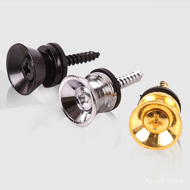 2Pcs Metal Guitar Strap Button Strap Fixing Pin With Fixing Screw ...