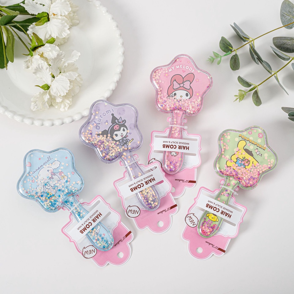Sanrio Shake Air Cushion Comb, Cute Sanrio Cartoon Character Printed ...