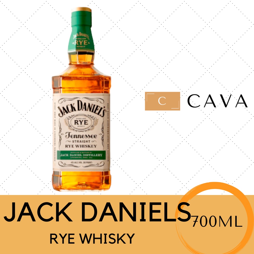 Jack Daniels Tennessee Rye 700ml | Shopee Philippines