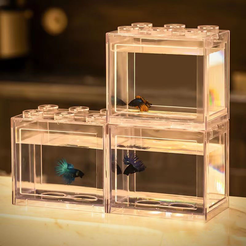 Betta Building Block Fish Tank Micro Landscape Landscaping Mini Turtle ...