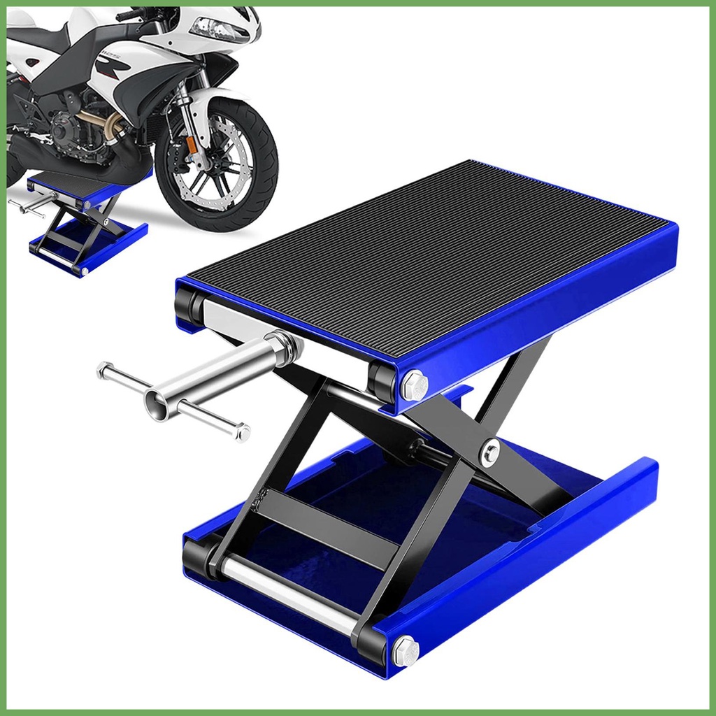 Motorcycle Lift Table 1100 Lbs Capacity Steel Atv Lifts Stand Hoist Steel Atv Wide Deck Scissor ...