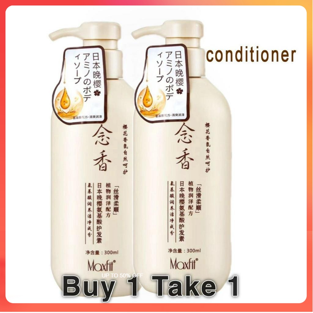 YK (BUY 1 TAKE 1 )Sakura Japan Natural PERFUME shampoo hair loss Shampoo And Conditioner Set ...