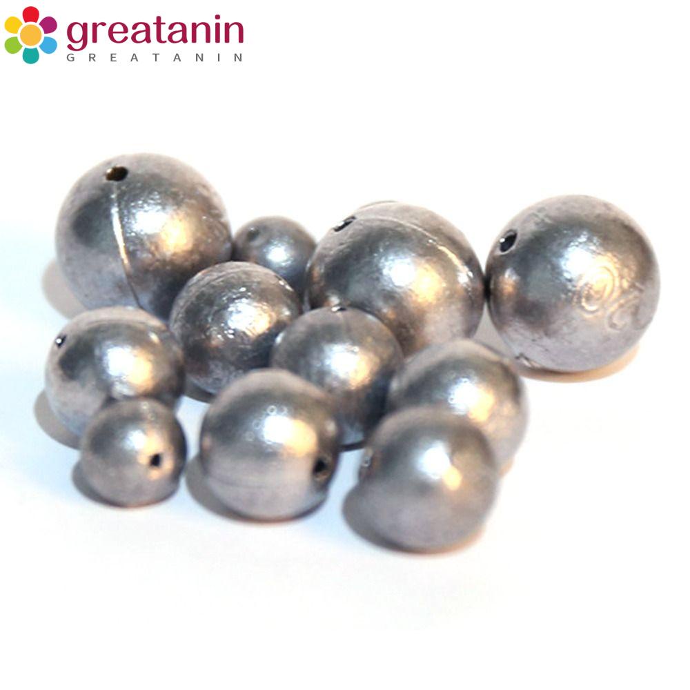 GREATANIN 10pcs Fishing Lead Sinkers, 1g/2g/3g/4g/5g/6g/7.5g/9g/10g ...
