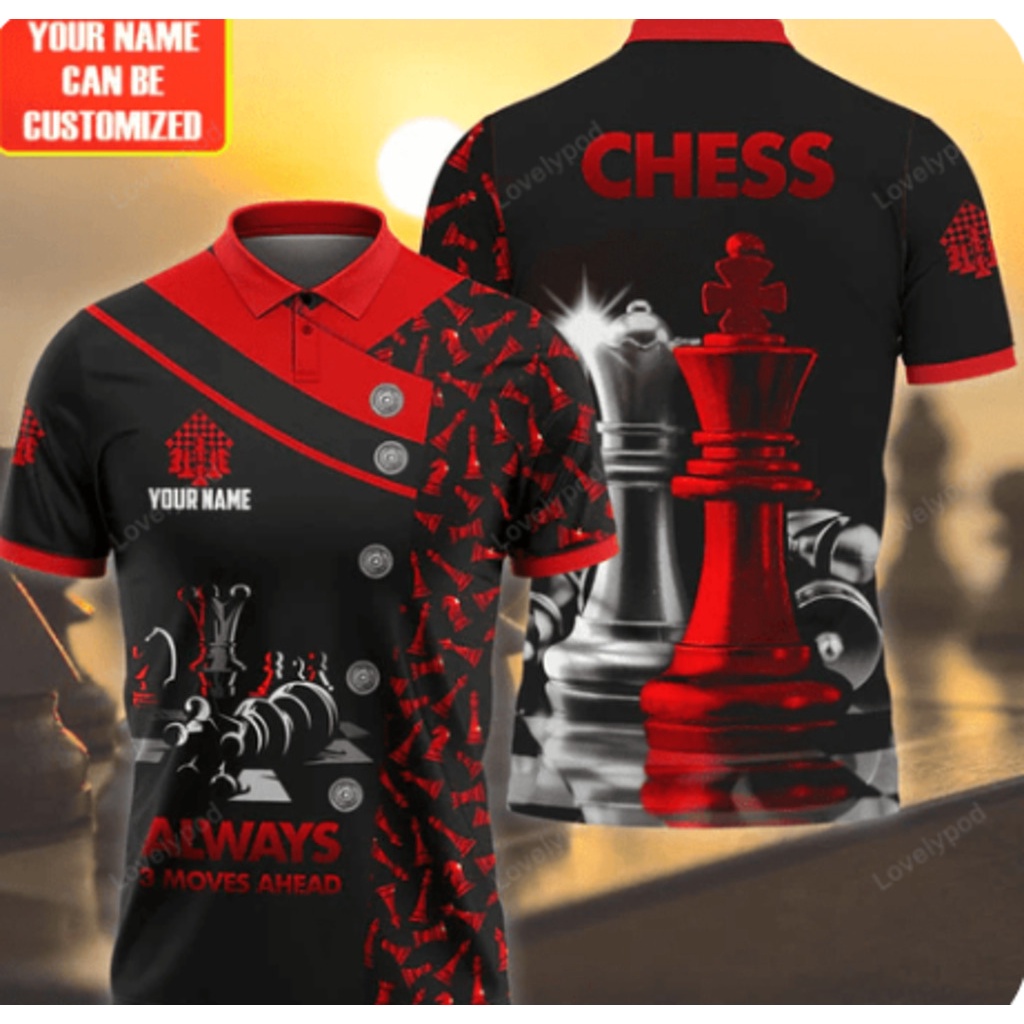 Chess King - Keep Moving Forward 3D Personalized Name International ...