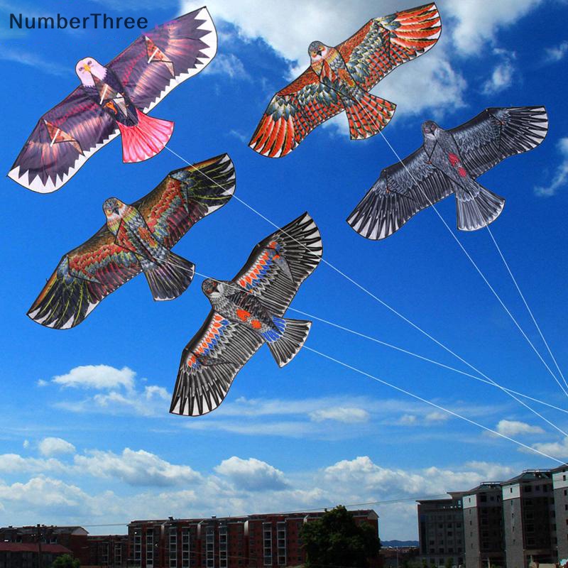 NumberThree 1.1m Eagle Kite With 30 Meter Kite Line Children Flying ...