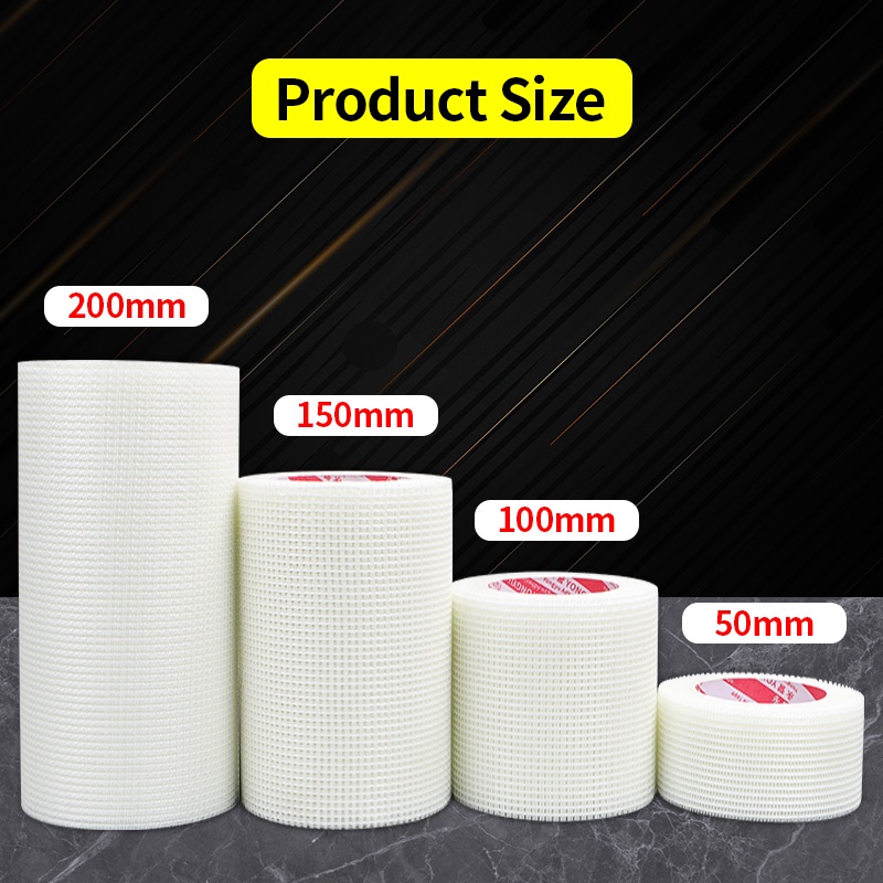 Anti-crack Self-adhesive Fiberglass Mesh Tape Adhesive Cover Plaster ...