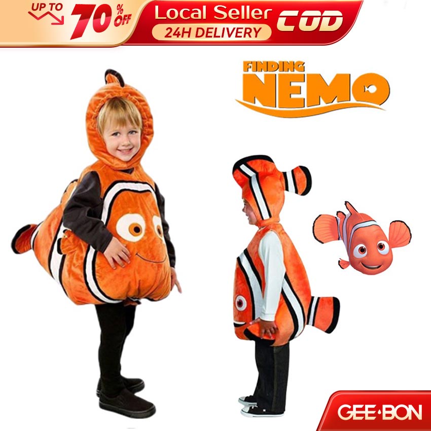GEEBON Toddler Nemo Costume Baby Halloween Disney Anime Finding Nemo ...
