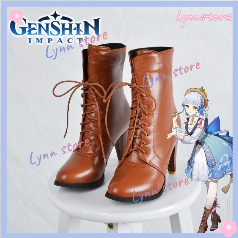 36-43 Size Game Genshin Impact Kamisato Ayaka Cosplay Shoes New Outfit ...