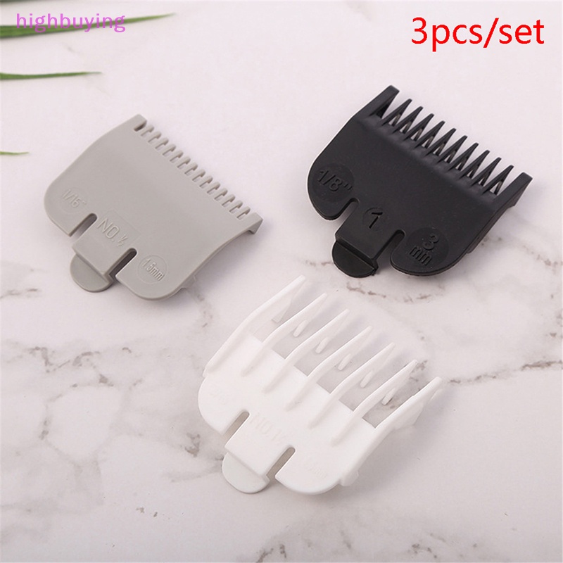 HBPH 3Pcs/set Universal Hair Clipper Limit Comb Guide Attachment Barber ...