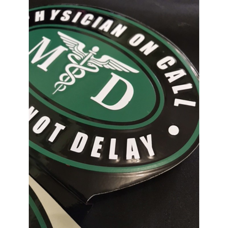 【hot sale】 Physician Doctor Surgeon On Call MD Car Professional Emblem ...