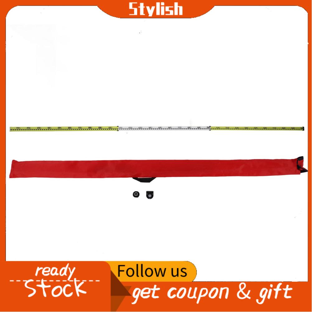 Stylish365 Dual Scale Tower Ruler Double Sided Telescopic with Bubble ...