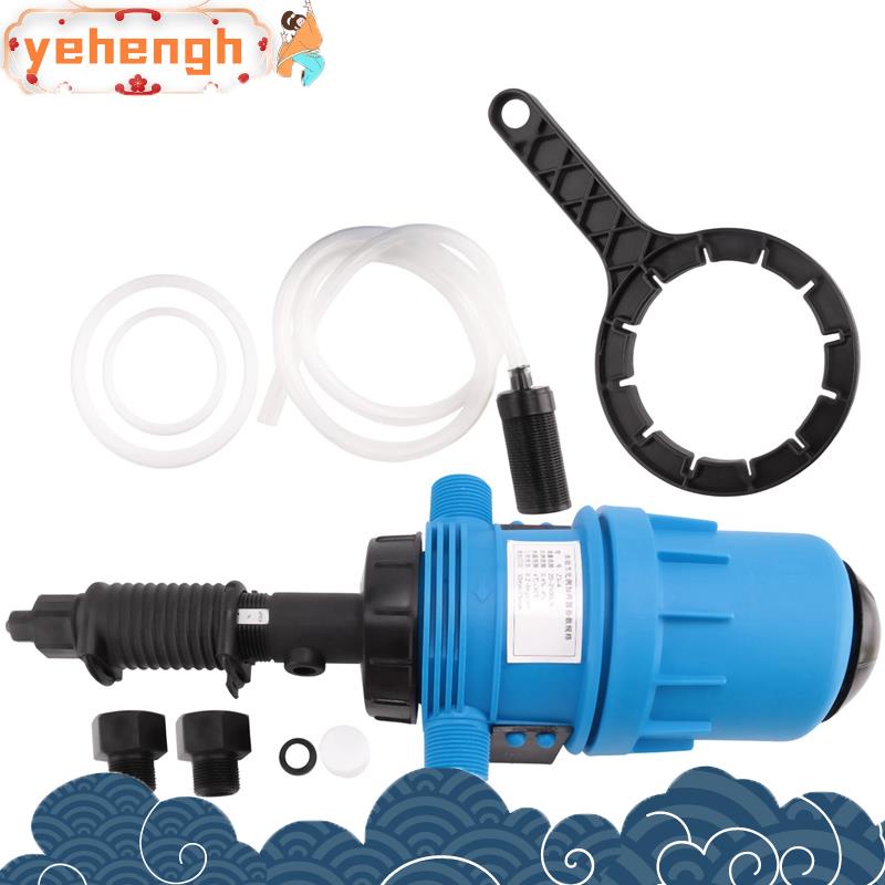 Fertilizer Pump Water Powered Dosing Pump Mix Chemical Injector Proportioning Dispenser Liquid ...