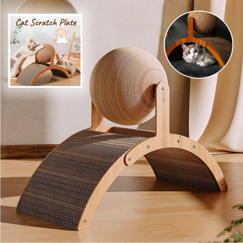 Curved Cat Scratching Board | Shopee Philippines