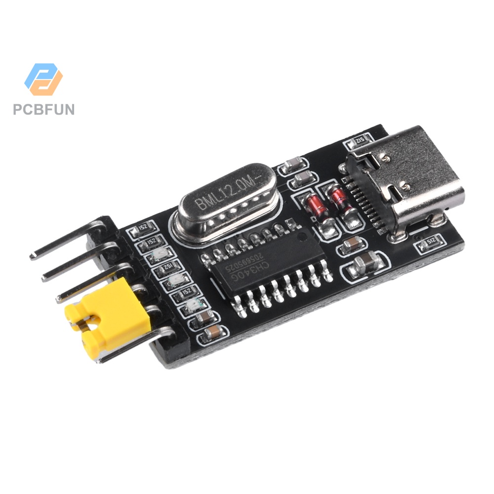 Pcbfun Male/female Type-c To Ttl Uart Otg Serial Port Debugging Download Ch340 Module | Shopee ...