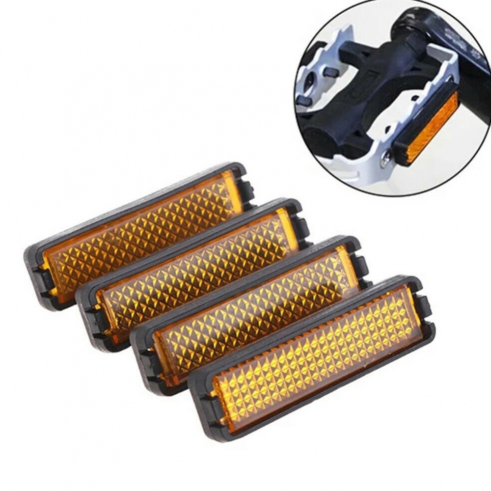 Pedal Reflectors Rainproof Reflective Block Universal Waterproof 2.14x0 ...
