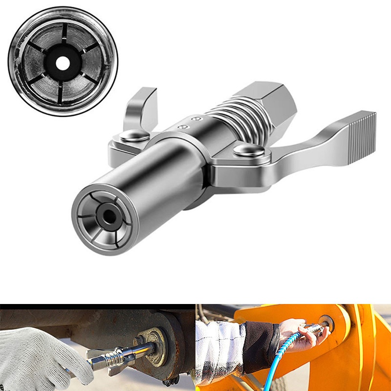 Heavy Duty Quick Release Grease Gun Nozzle High Pressure Grease Nozzle ...