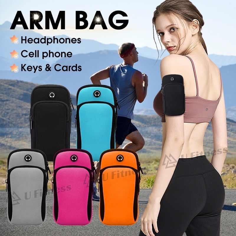 Sport Running Exercise Gym Arm Wrist Pouch Armband Phone bag | Shopee ...
