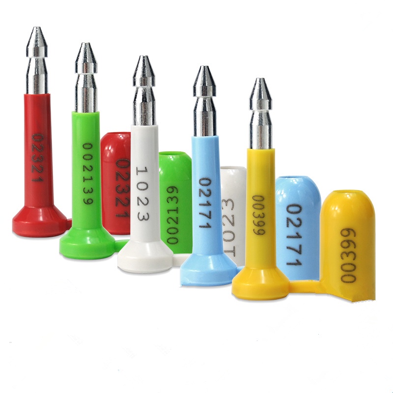 10 PCS High Security Bullet Shape Lock Container Seal Disposable Lead ...