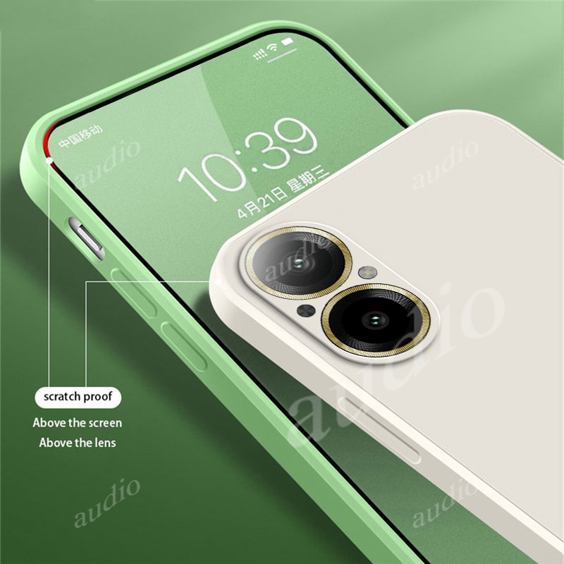 For Realme C67 4G 5G 2024 Original Square Liquid Silicone Case For ...