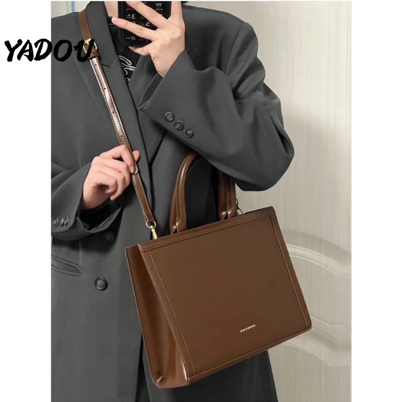 New Autumn Korean Style Briefcase, High-end Tote Bag, Crossbody Bag ...