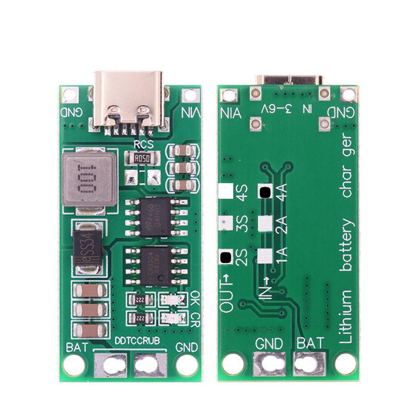 Multi-Cell 2S 3S 4S Type-C To 8.4V 12.6V 16.8V Step-Up Boost LiPo Polymer Li-Ion Charger 7.4V 11 ...