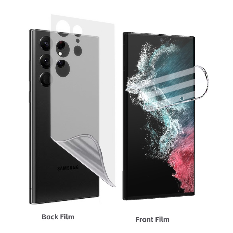 Front / Back HD Matte Hydrogel Film for Samsung Galaxy S24 Ultra S23 ...