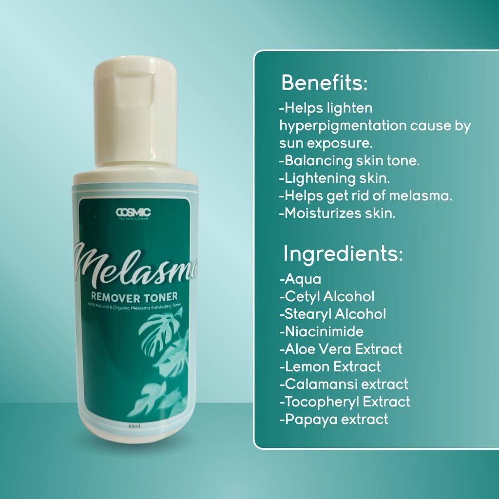 ♞Cosmic Lab Natural Melasma Remover Toner | Premium | Pekas Remover ...