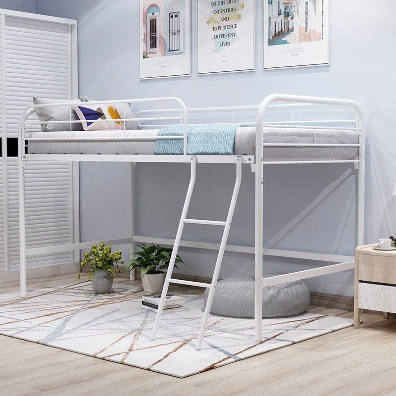 【hot sale】 Dormitory Bed Loft Bed Frame Double Deck Bed Iron Frame Bed ...