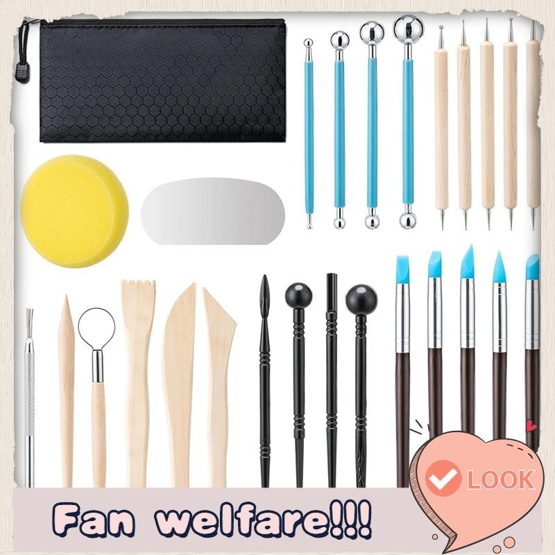 Clay Tools Kit, 27 PCS Pottery Tools, Practical Polymer Clay Sculpting ...