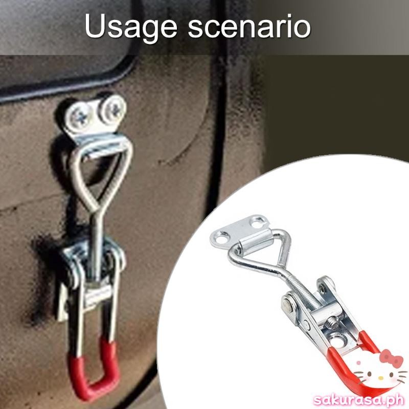 SAK 1Pc Toggles Latches Clamp Metal Steel Pull Hasp Latches Large Hasp ...