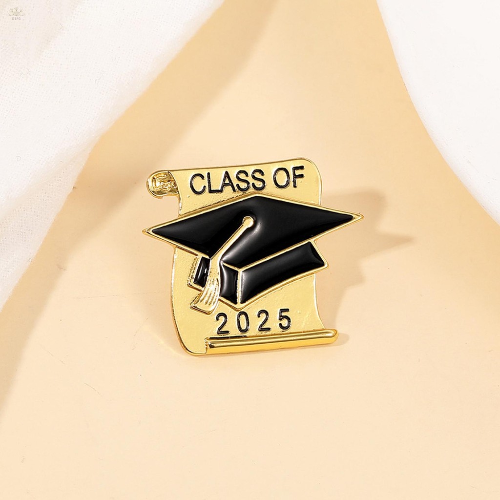 Graduation Cap School Student Lapel Pin Class of 2025 Doctoral Hat ...