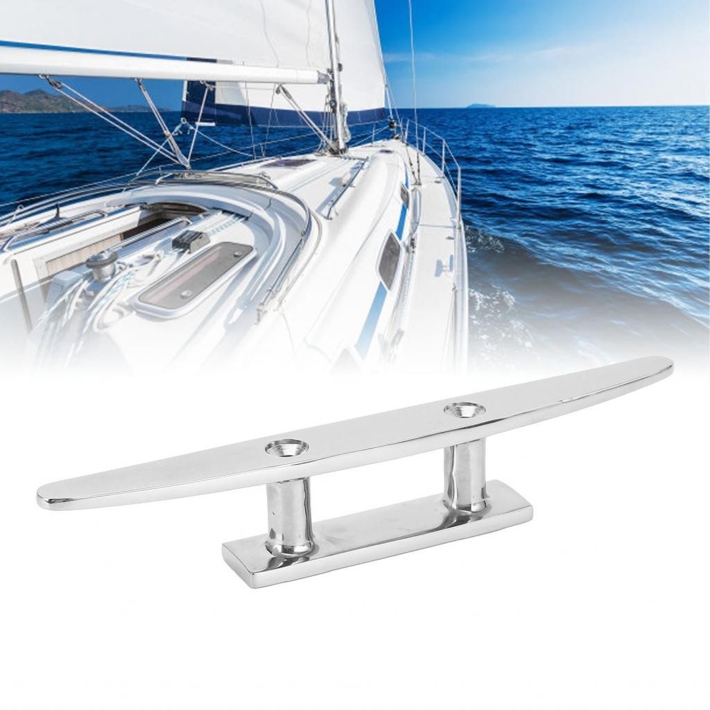 Haijiemall Fabater 8in Dock Cleats Stainless Steel Open Base Boat Cleat ...