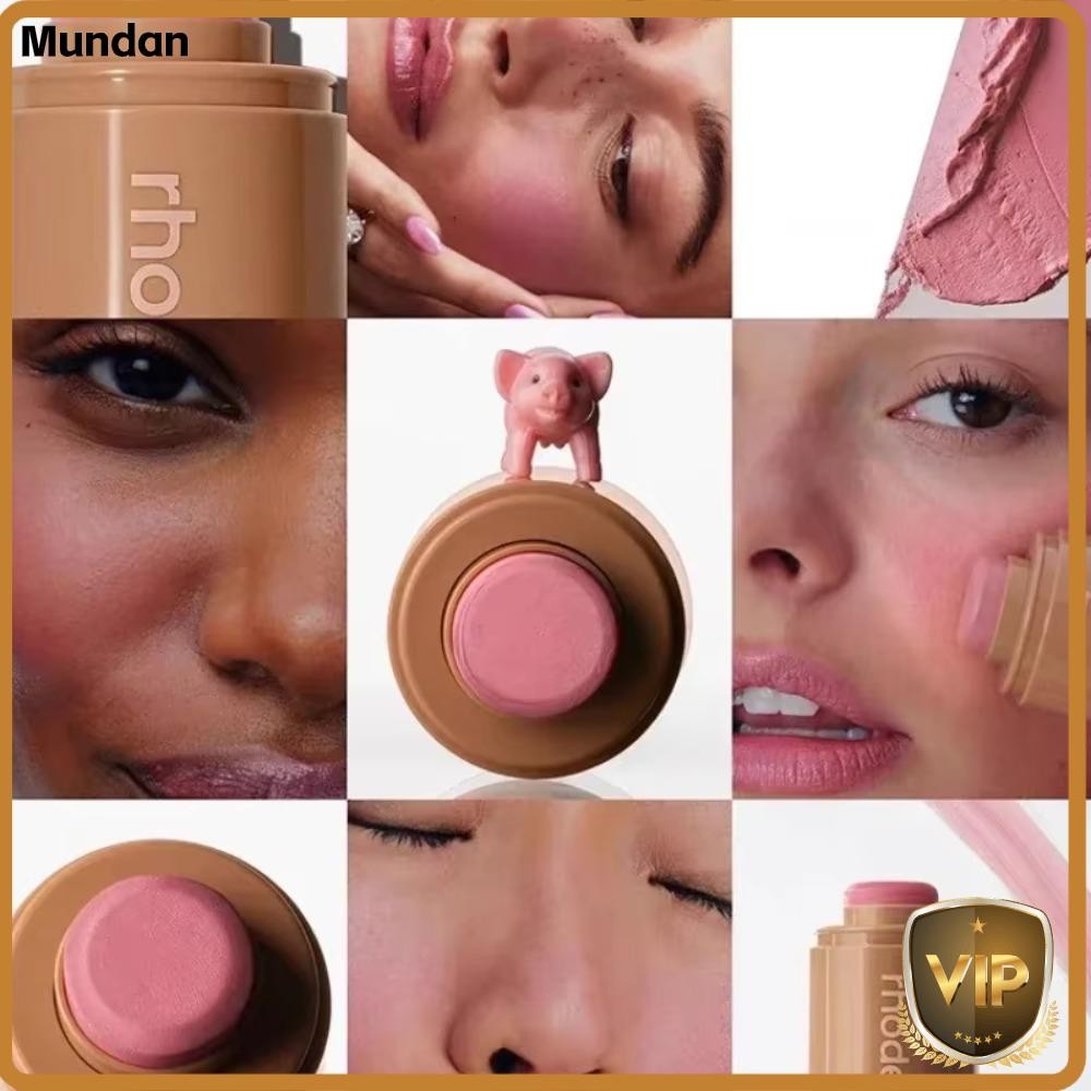 MUNDAN Rhode Blush Stick, Hailey/Piggy Moistured Lip And Cheek Blush ...