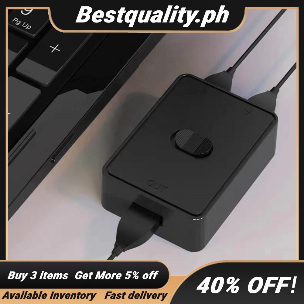 Kvm Usb Hub 5gbps Usb 3 0 Switcher Selector 2 In 1 Out Usb 3 0 Two Way Sharer For Pc Keyboard