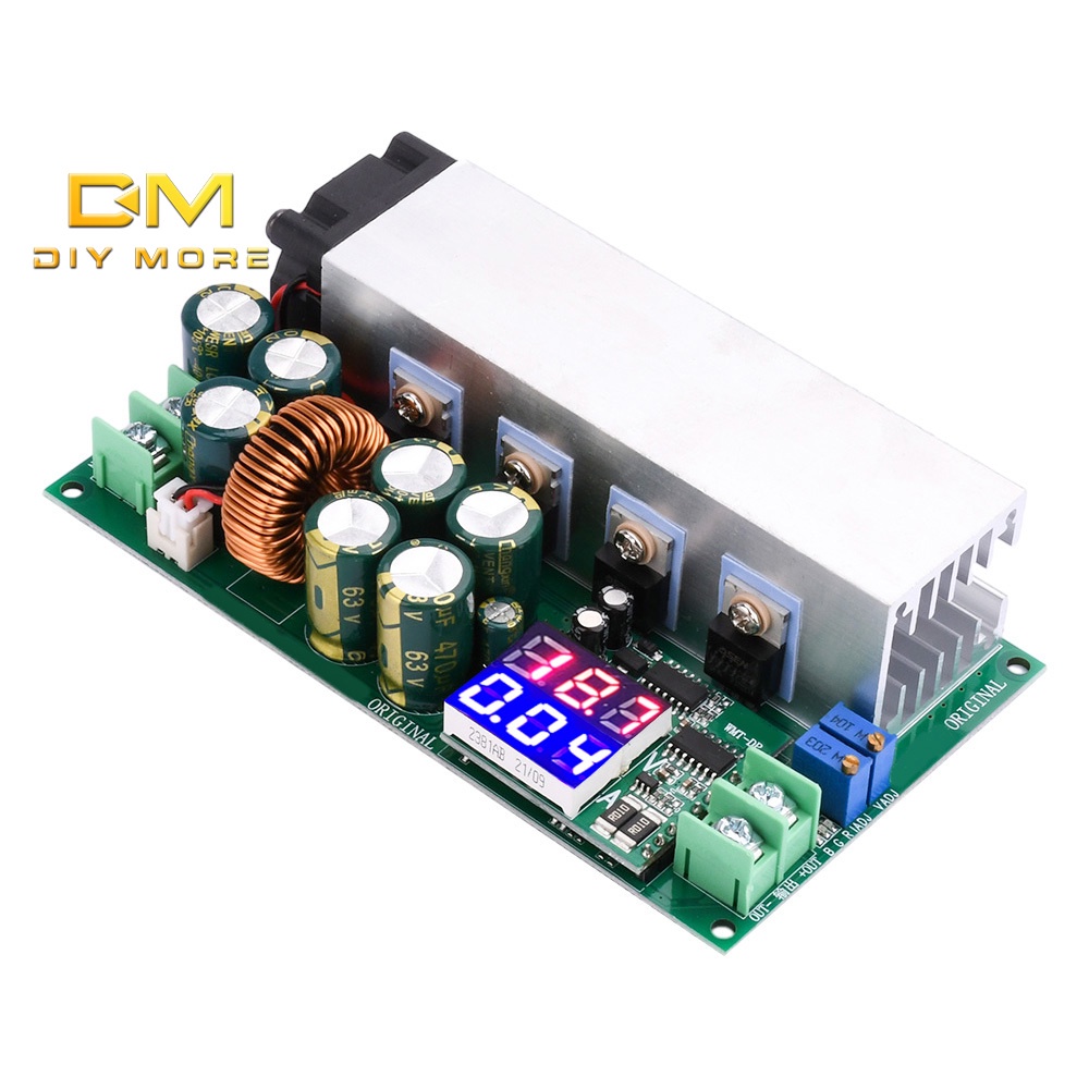 DIYMORE DC12-80V 20A adjustable step-down power module constant current ...