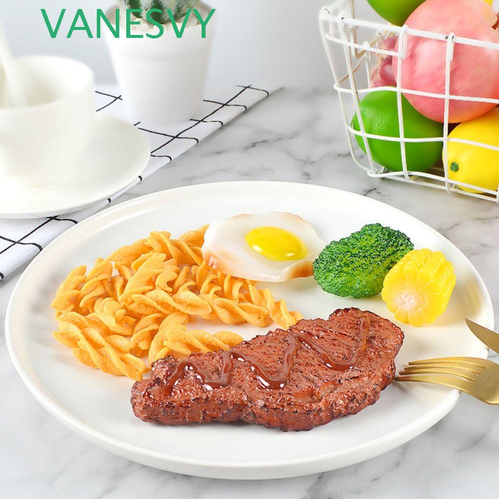 VANESVY Simulation Steak Model, Western Food Pretend Play Simulation ...