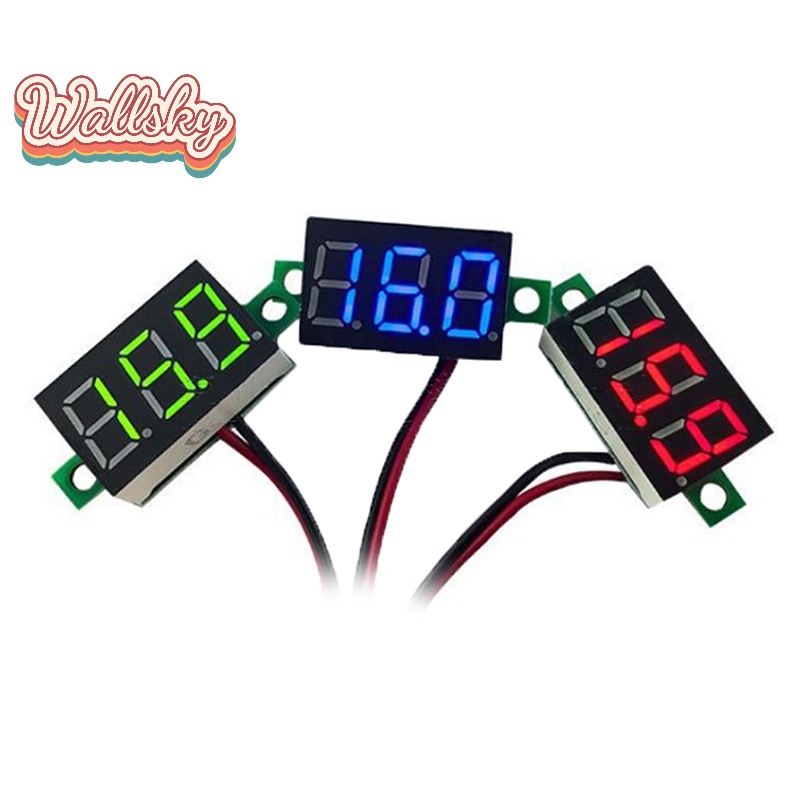Wallsky> Mini 0.36 Inch DC4.5V-30V Digital Red Green Blue LED Display ...
