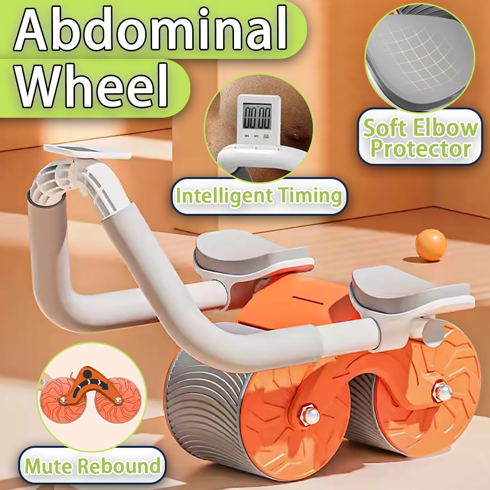 Beginner Abdominal Health Wheel Support Rebound Ab Rollers Fitness ...