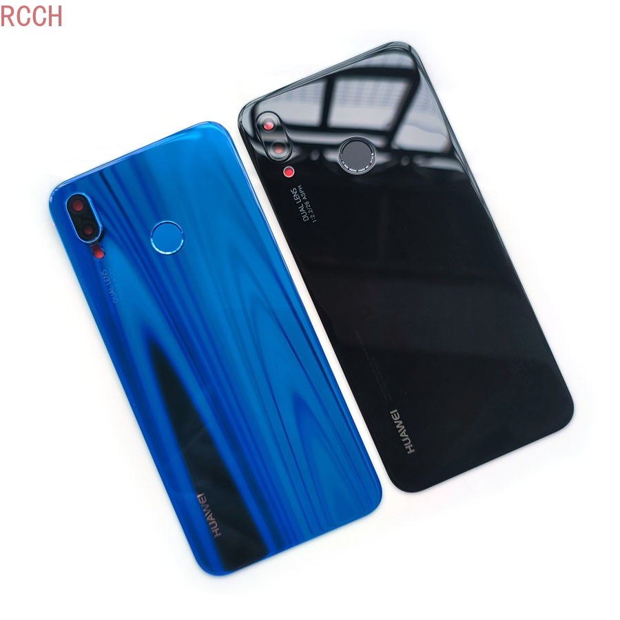 Original Back Cove For Huawei P20 Lite Battery Cover P20Lite Rear Glass Panel Door Housing Nova ...