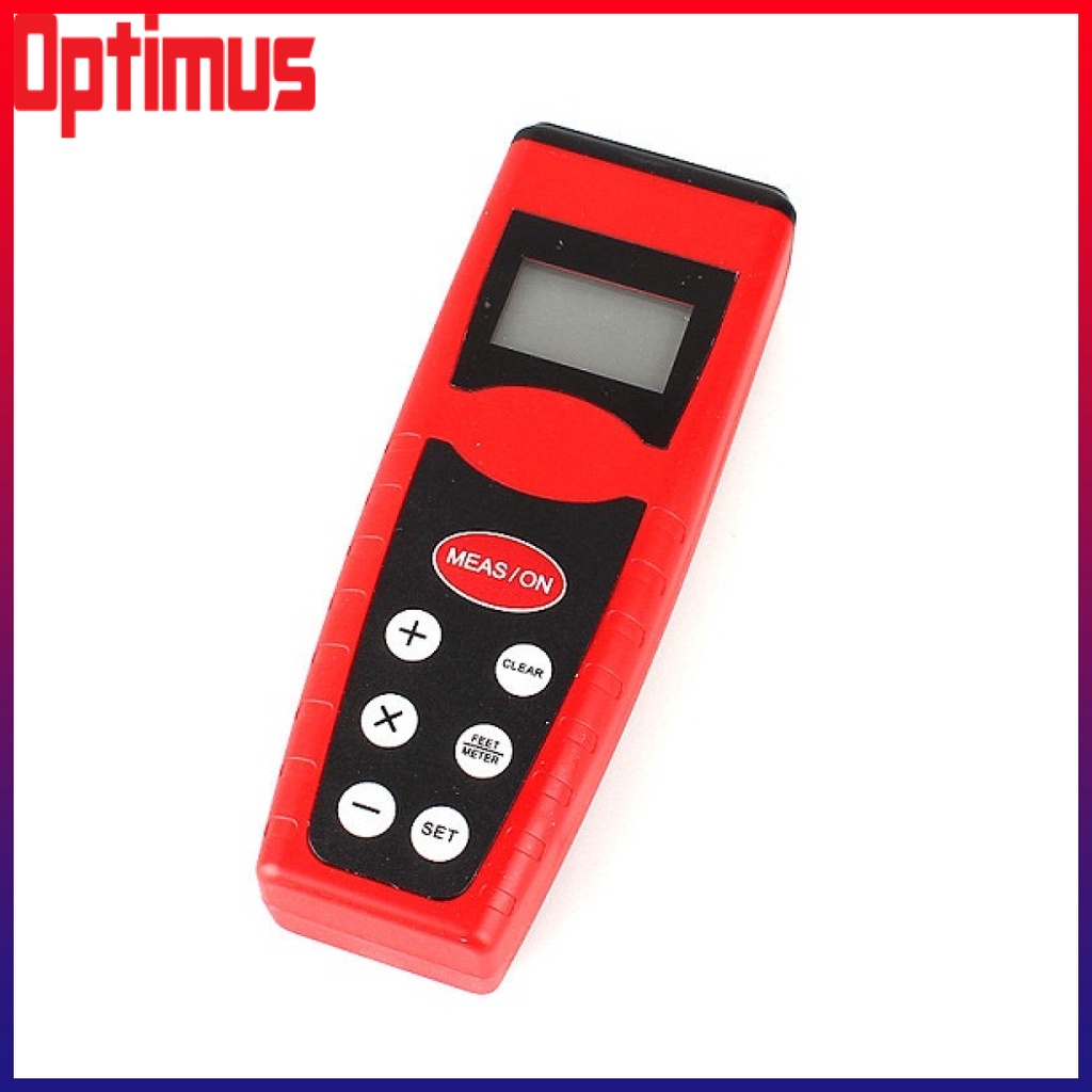 Optimus Depot 18 Meters Ultrasonic Distance Measurer With Laser Point ...
