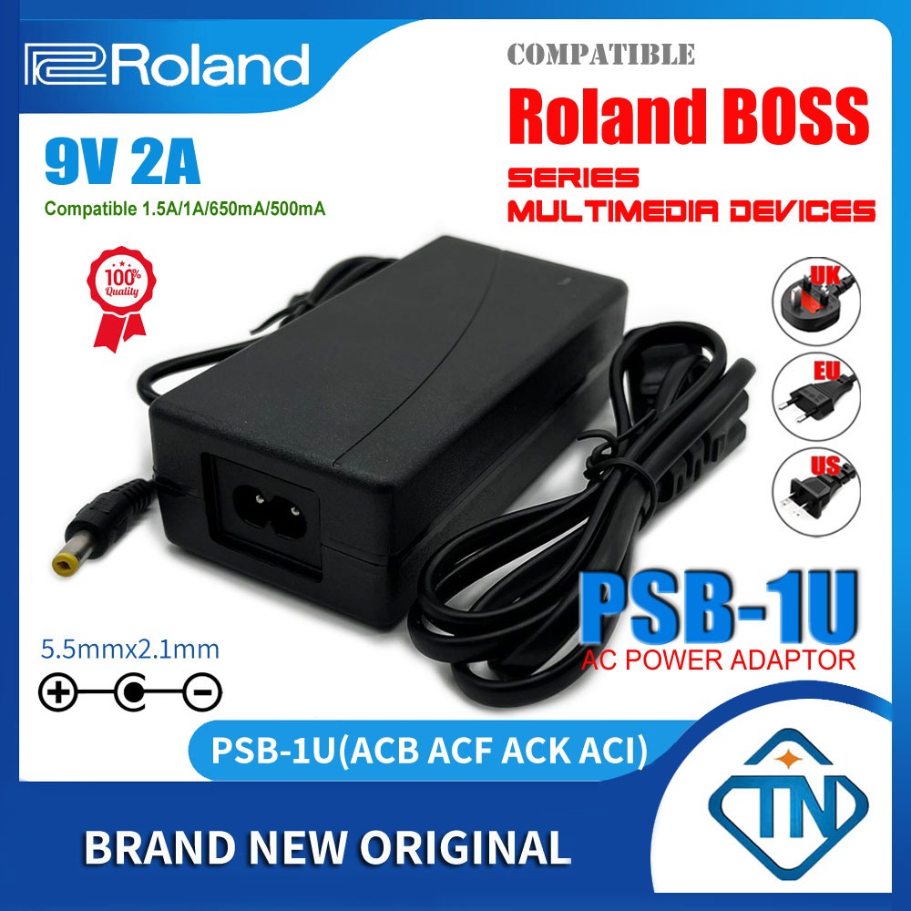 9V 2A AC DC Adapter PSB-1U for Roland CUBE-ST-R CUBE-ST-RA CUBE-ST-RE ...