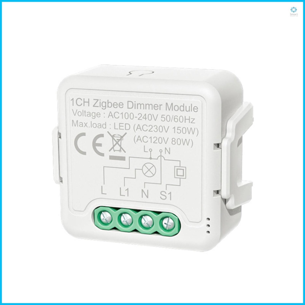 [cod] Zigbee Smart Dimmer Switch Module App Remote Control Voice Control Timing Group Sharing