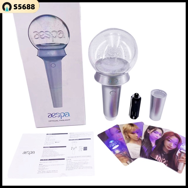 SSS Aespa Concert Atmosphere Light Stick Fanlight Gift Set With Photocards Fan Gift Collection ...