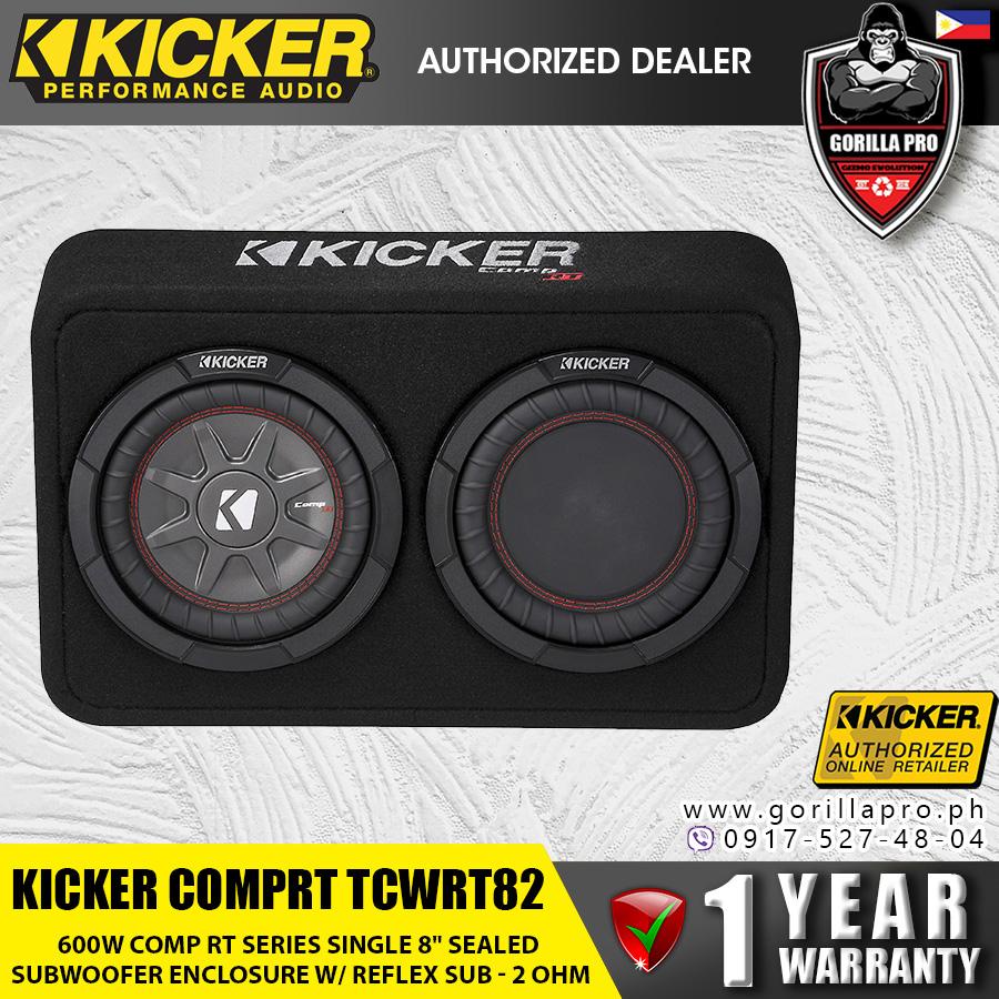 Kicker CompRT TCWRT82 (43TCWRT82) 600W Comp RT Series Single 8" Sealed ...