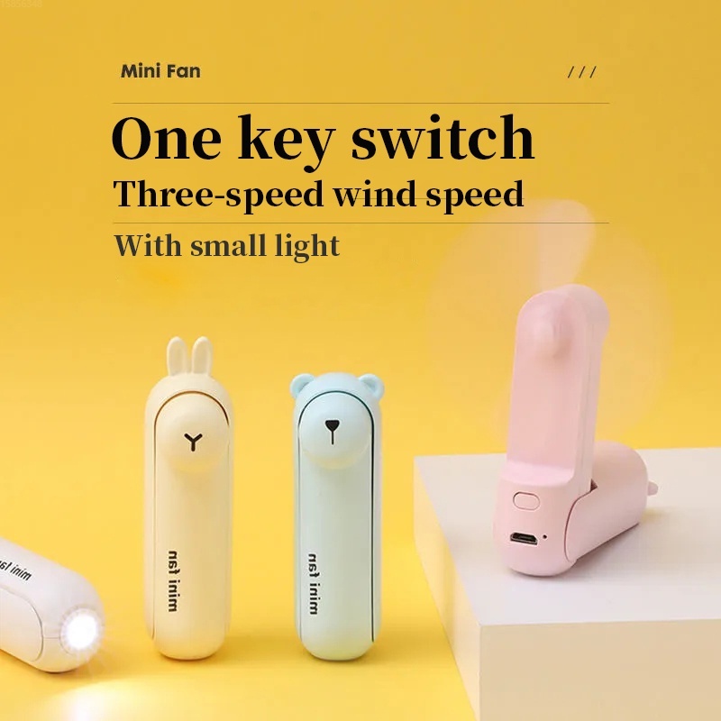 Mini Fan Rechargeable Portable Handheld Handheld USB Pocket Personal ...