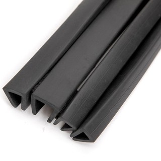 2 meters Rubber edging strip U shaped anti-collision glass edge ...