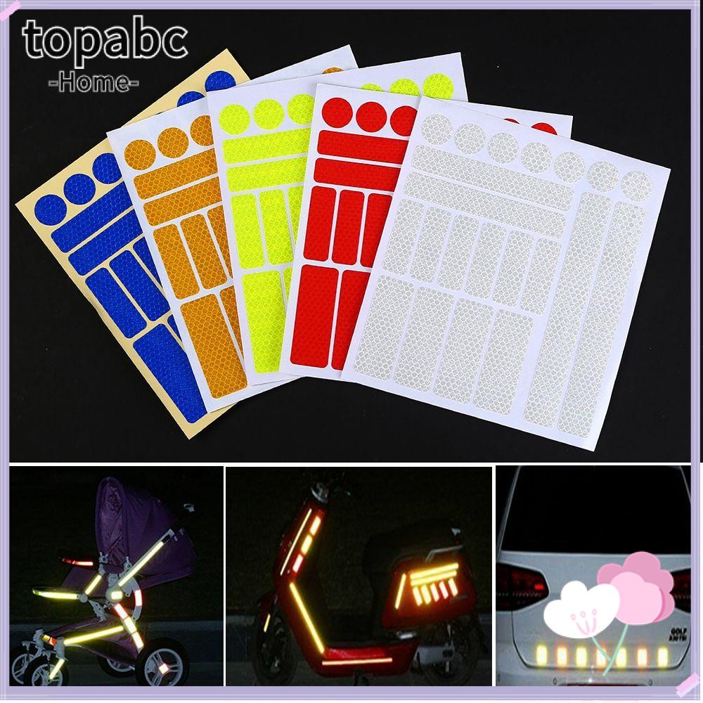 TOP Waterproof Motorcycle Bicycle Reflector Security Film Decal Tape ...