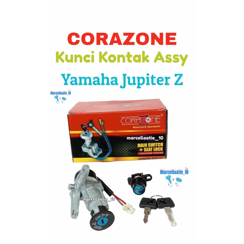 1 SET CORAZONE CONTACT KEY ASSY YAMAHA JUPITER Z CONTACT KEY JUPITER ...